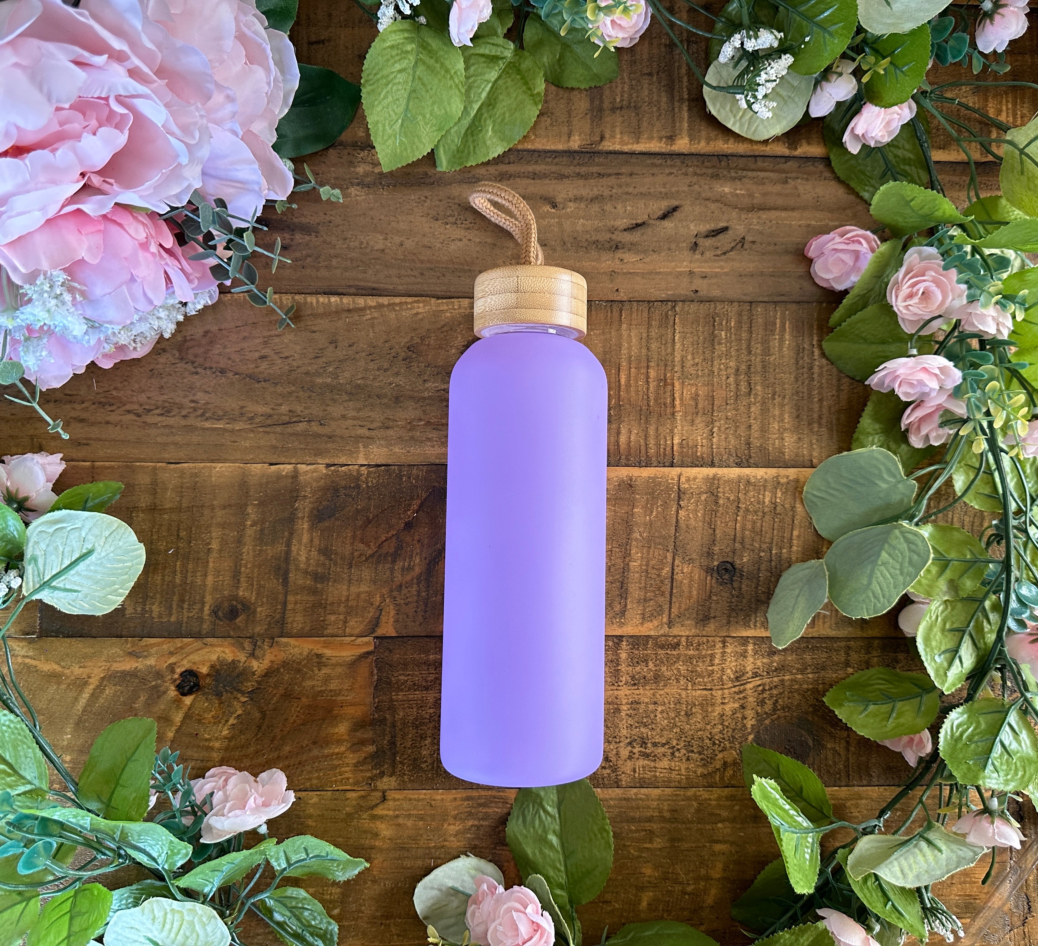Purple Blank Glass Bottle 20 oz Sublimation Ready – littlelattes